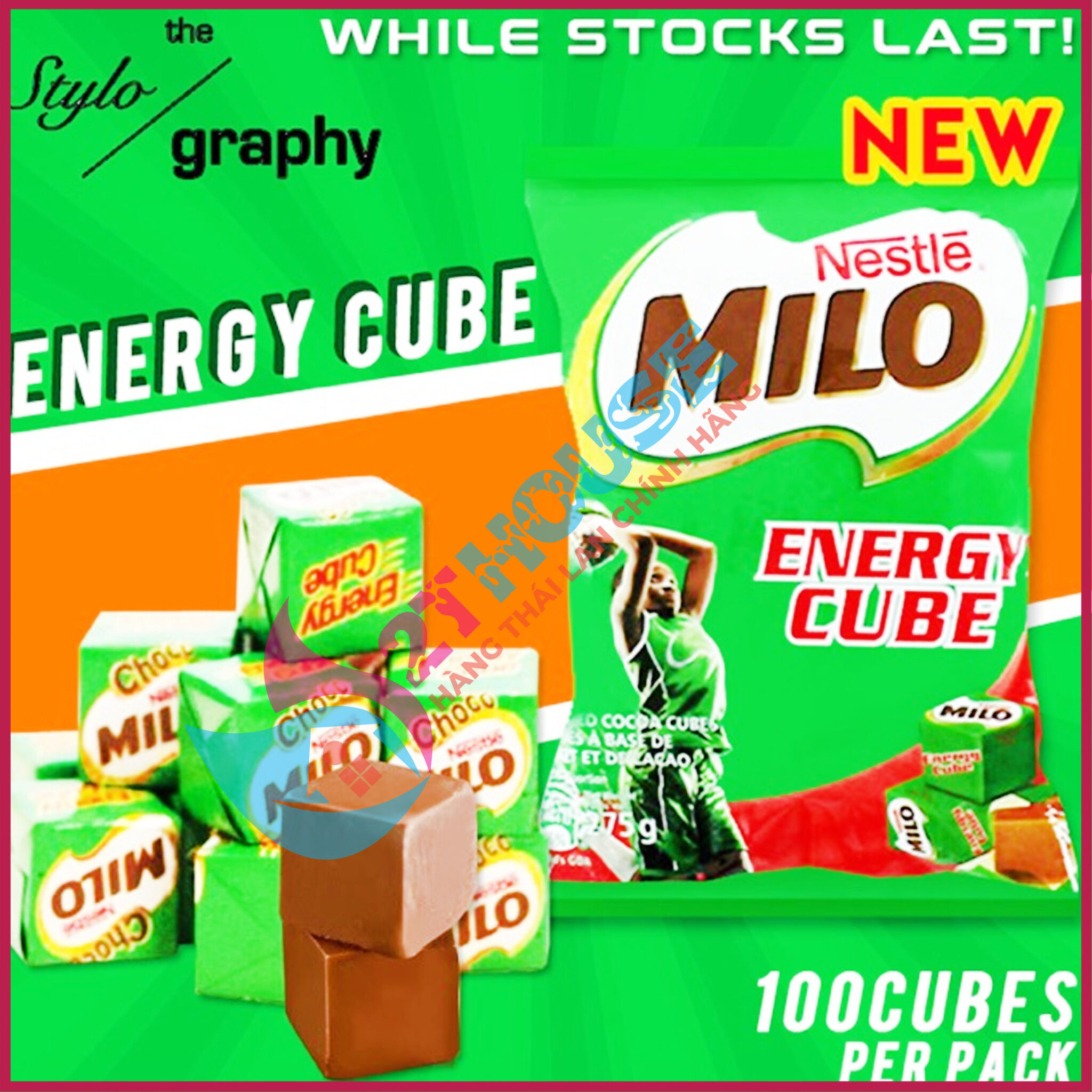 Kẹo Milo Cube Thái Lan siêu thơm ngon Nestle Energy - Hàng Xách Tay Nội ...